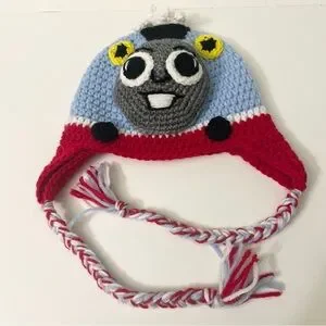Accessories | Handmade Thomas The Tank Engine Crochet Beanie Hat Kids ...